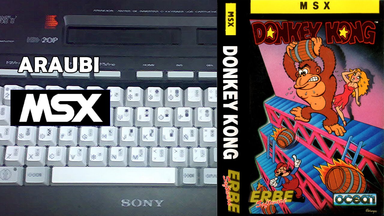 Donkey Kong (Ocean, 1986) MSX [080] Walkthrough - YouTube