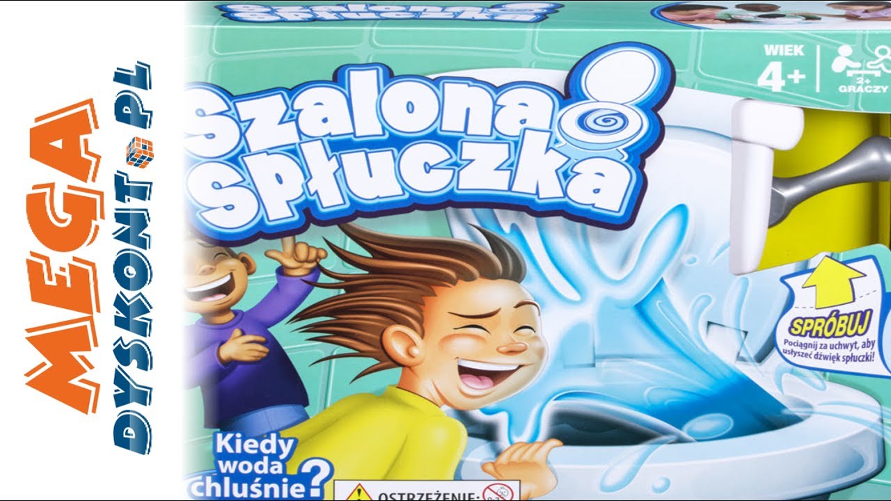 Szalona spłuczka Gra • Hasbro Gaming • Gry losowe dla dzieci - YouTube