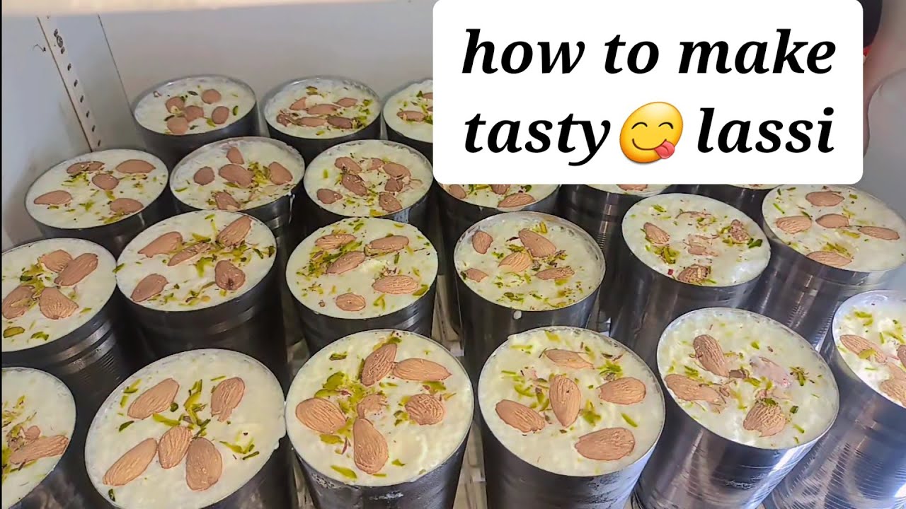 how to make tasty lassi 👍 #foodlover #lassi #yummy #tasty - YouTube