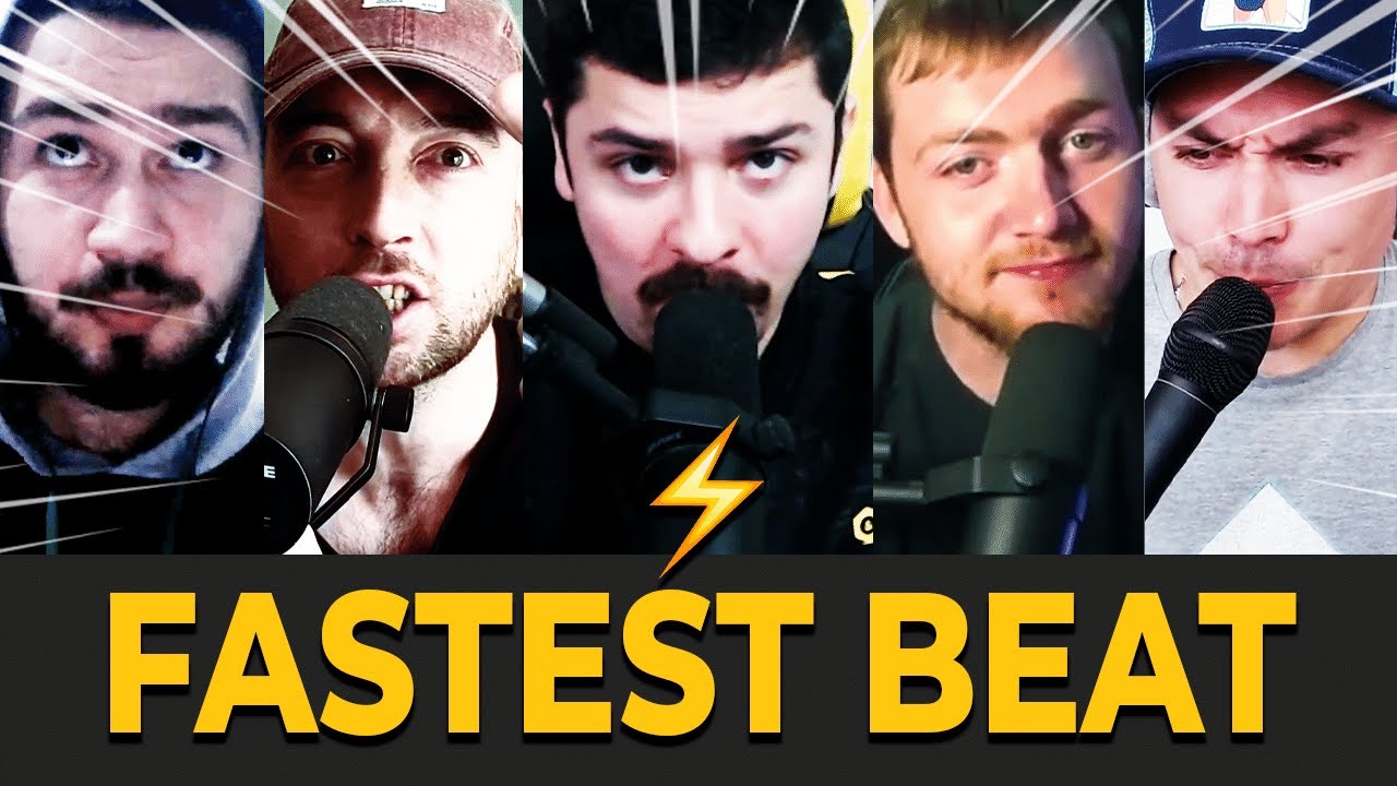 100 Beatboxers SHOW Their FASTEST BEAT - YouTube