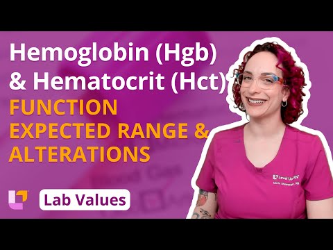 Hemoglobin (Hgb) & Hematocrit (Hct): Adult Lab Values,  Nursing students | @LevelUpRN