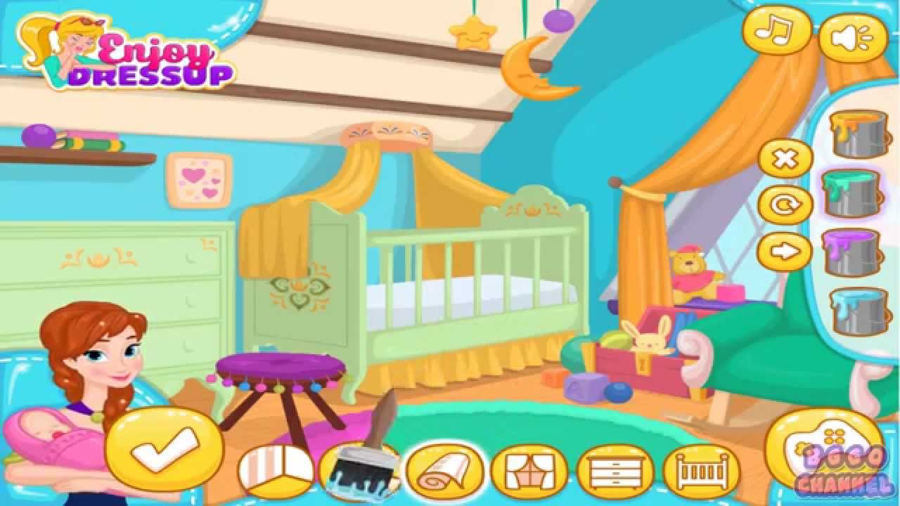 Anna's Newborn House Makeover - Anna and Kristoff New Baby House ...