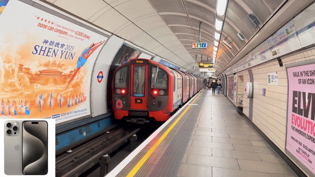 [4K 60fps HDR]London Underground 2024-Victoria Line,Jubilee Line,Circle ...
