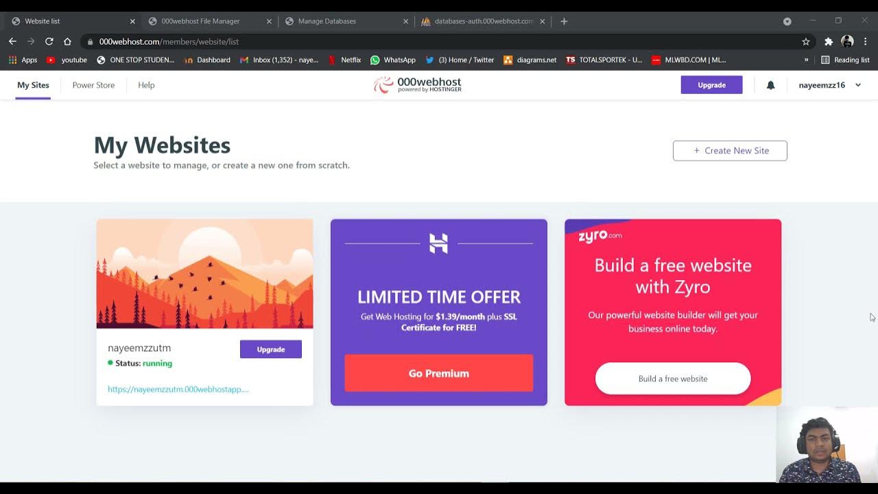 Login signup deploy in 000webhost.com - YouTube