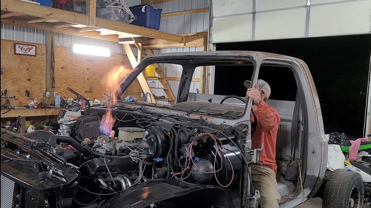 Rebuilding a 1985 k10 part 15 Will it run!! - YouTube