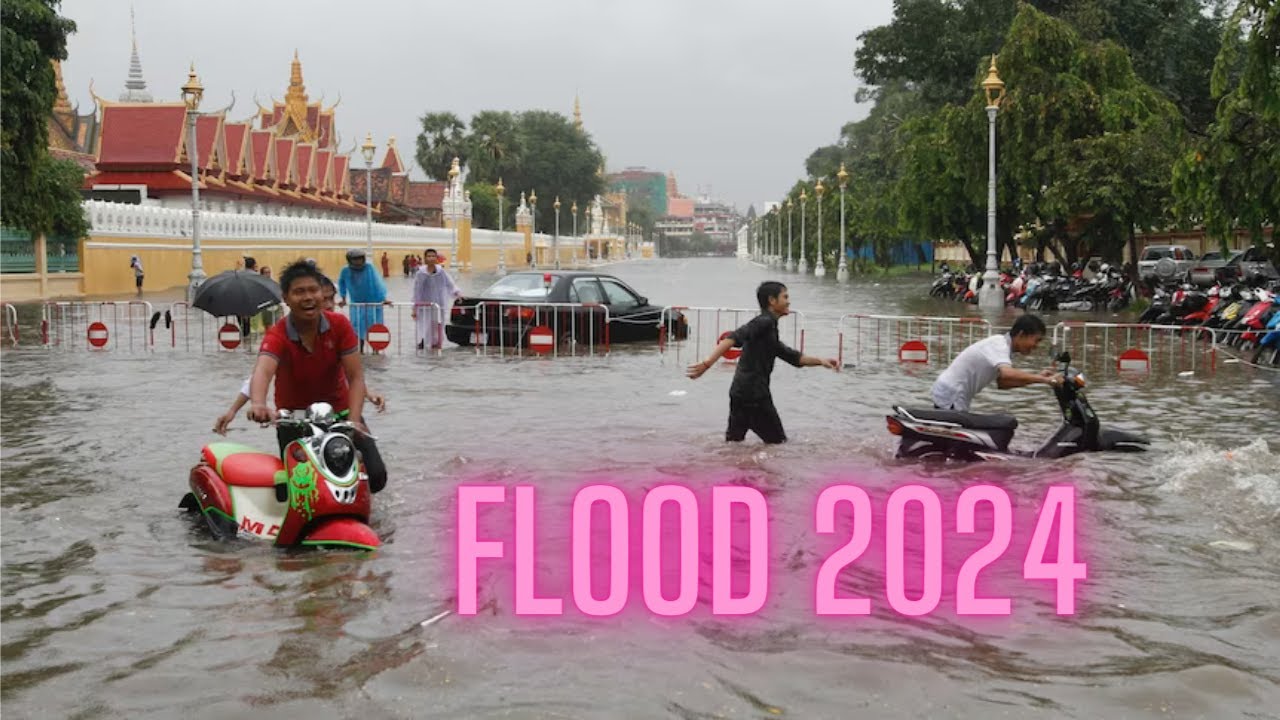 Heavy Rain Storm Floods Phnom Penh City, Cambodia July 3, 2024 #flooding #flood #storm # ...