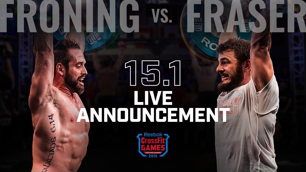 Mat Fraser Vs Rich Froning CrossFit Open Announcement 15 1 YouTube