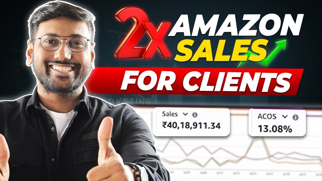 Case Study: How We 2X Sales for our Client On Amazon - YouTube