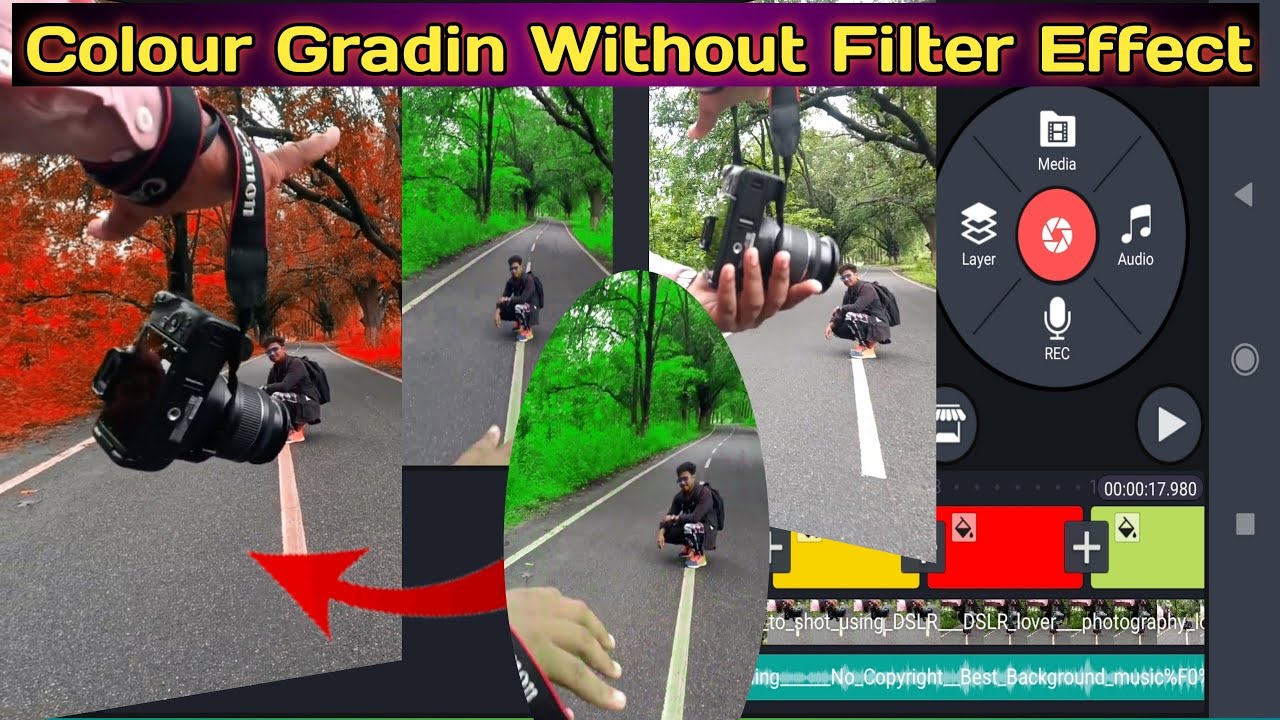 Colour Grading Without Filter Effect| Kinemaster Colour Garding Video ...