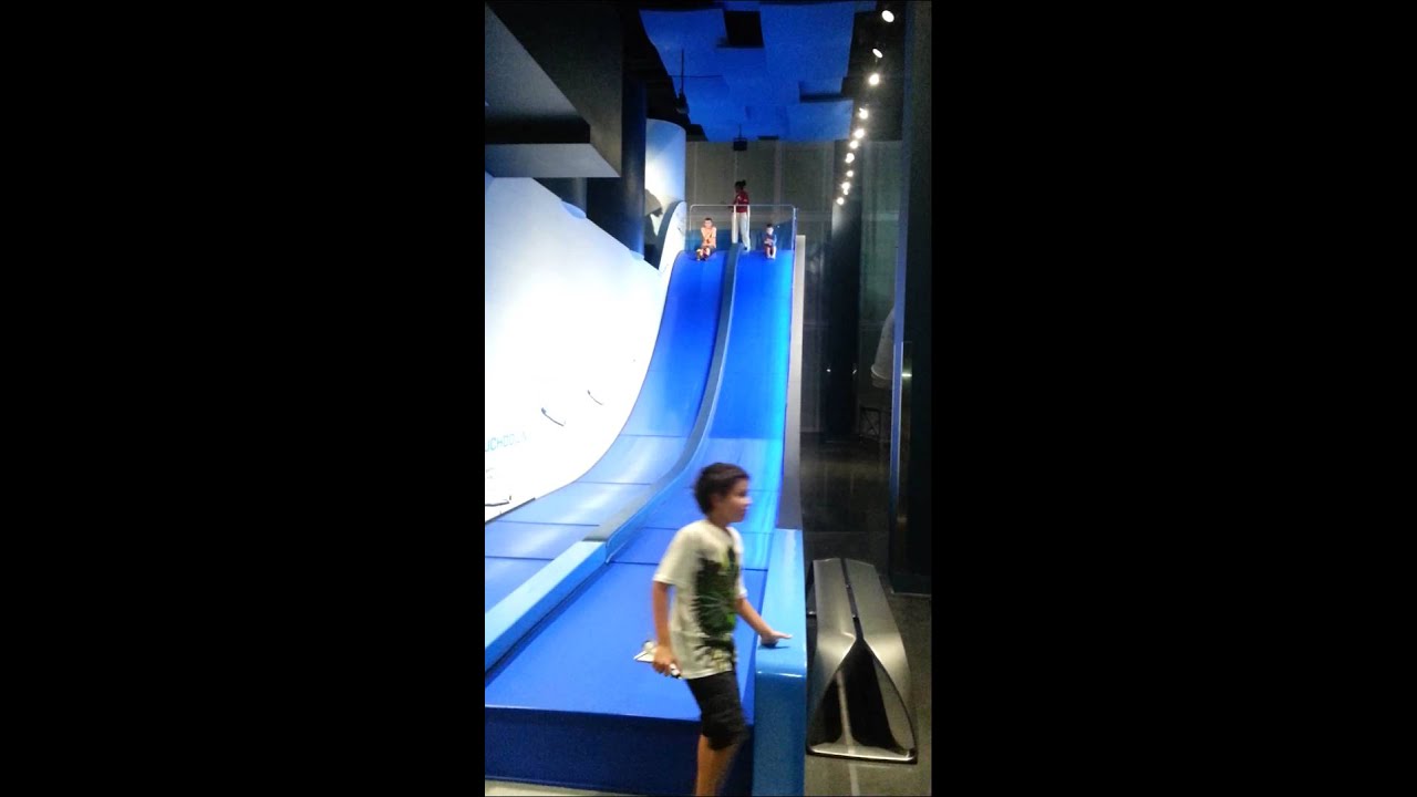 Henry on the slide at Kennedy Space Center - YouTube
