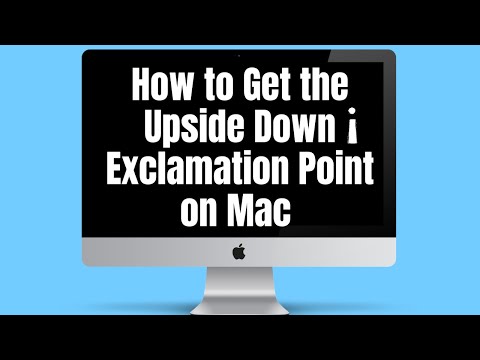 How to Type Upside Down Exclamation Point on Mac - YouTube