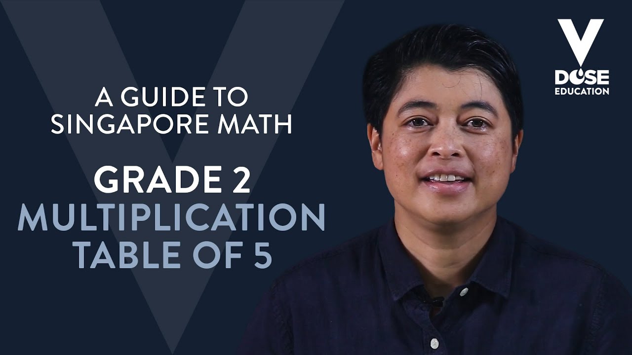 Singapore Math: Grade 2 - Multiplication Table of 5 - YouTube