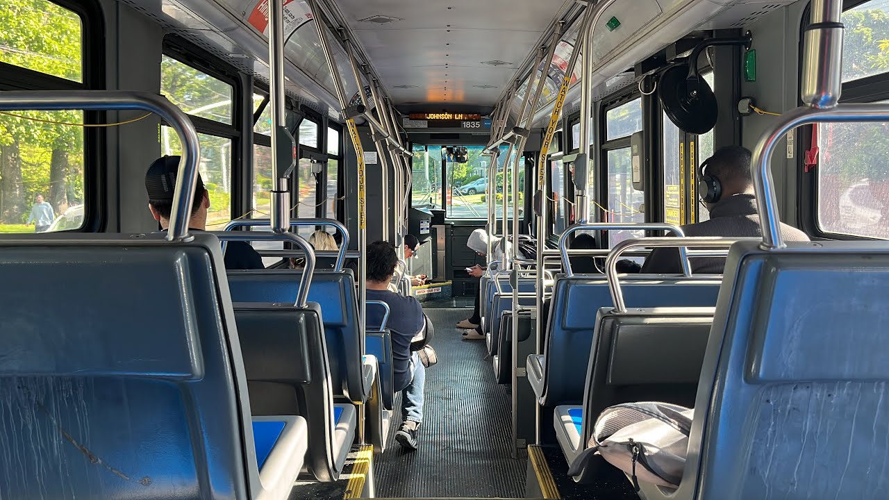 NICE Bus Onboard: 2011 Orion VII NG CNG 1835 On The n31 - YouTube