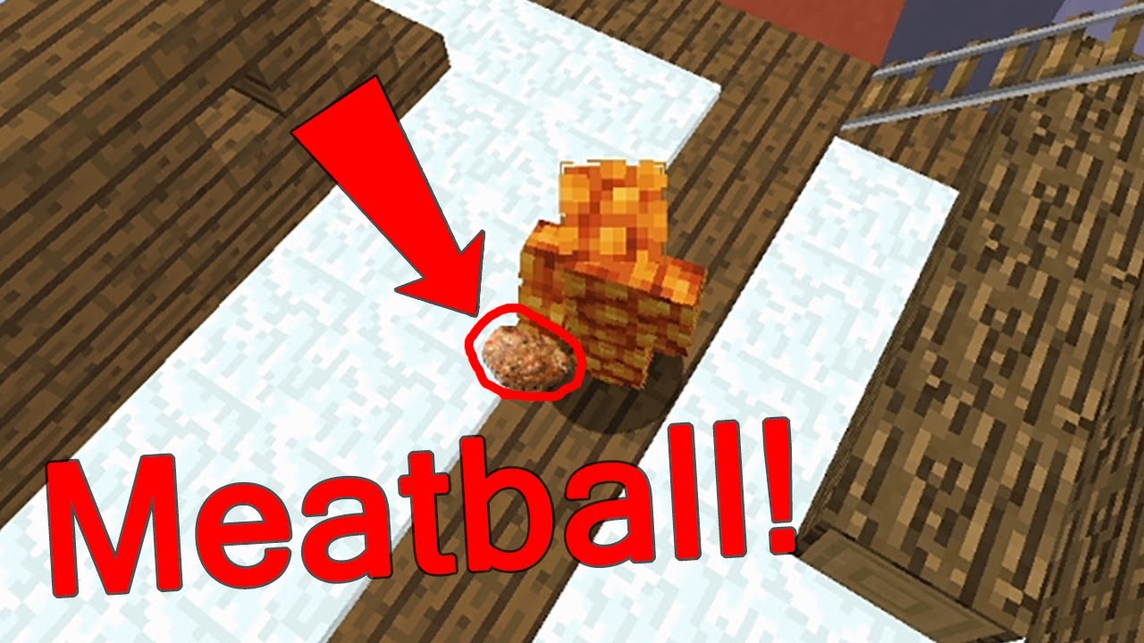 Meatball Snowball texture pack. Download in Description - YouTube