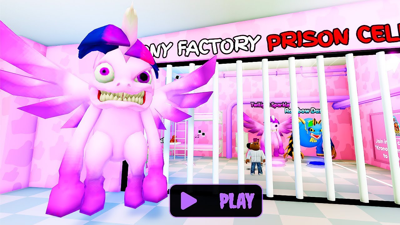 PONY FACTORY BARRY'S PRISON RUN OBBY ROBLOX - MY LITTLE PONY'S PRISON ...