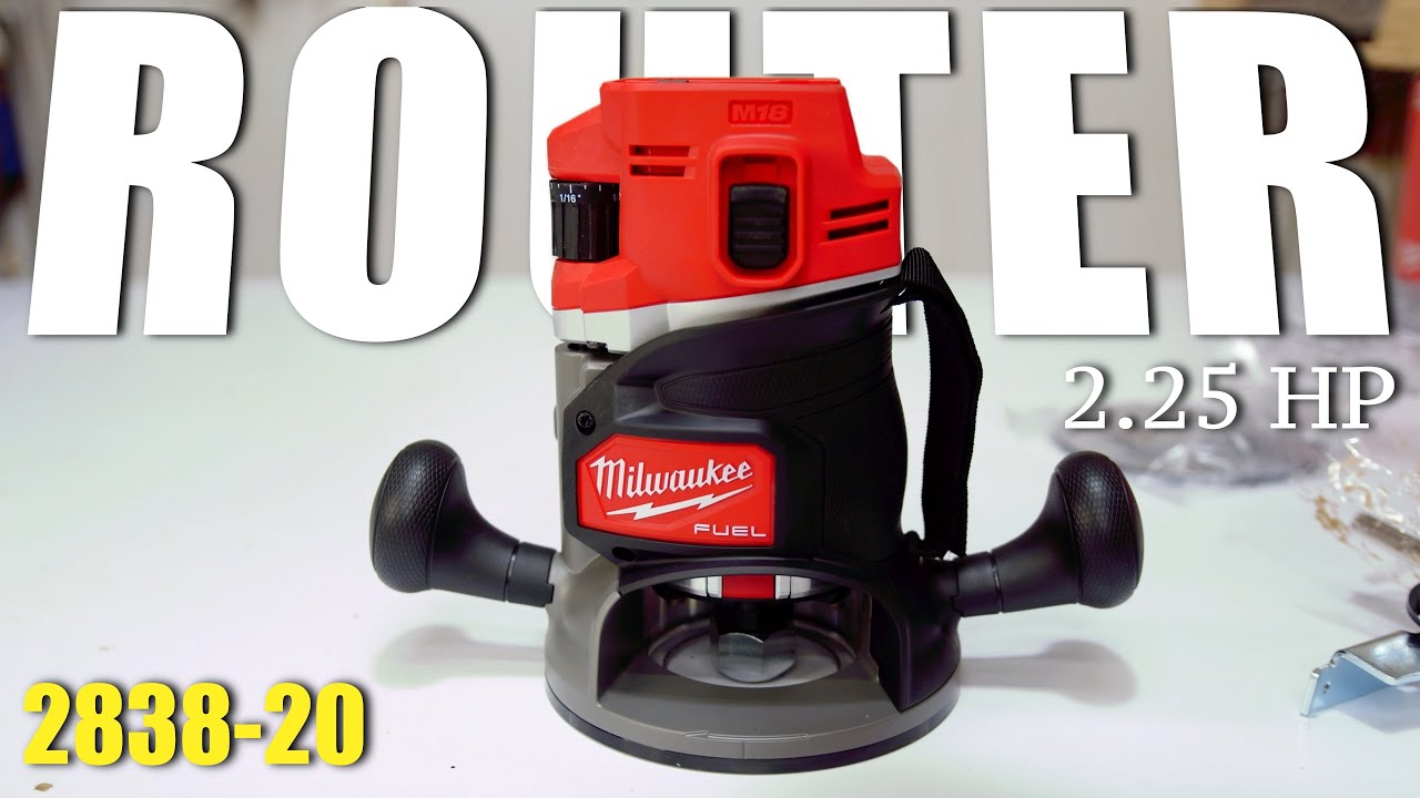 ROUTER MILWAUKEE M18 2838-20 - YouTube