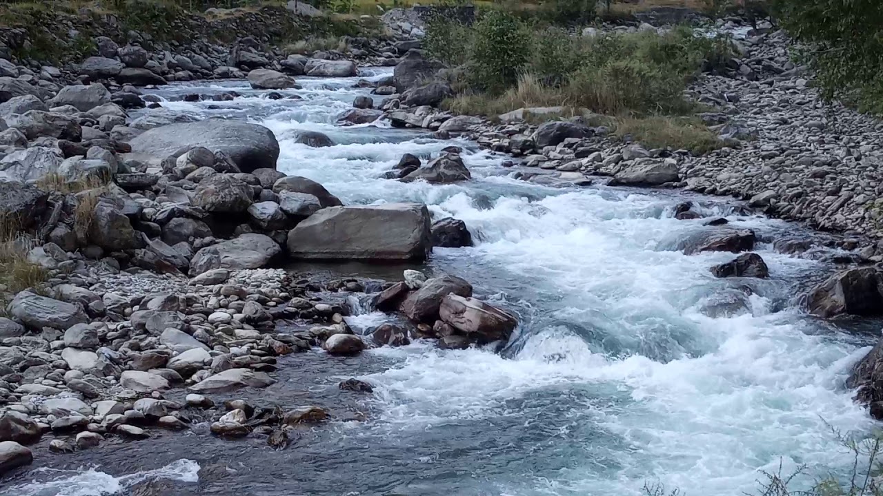 beautiful river in Nepal natural drinking water - YouTube