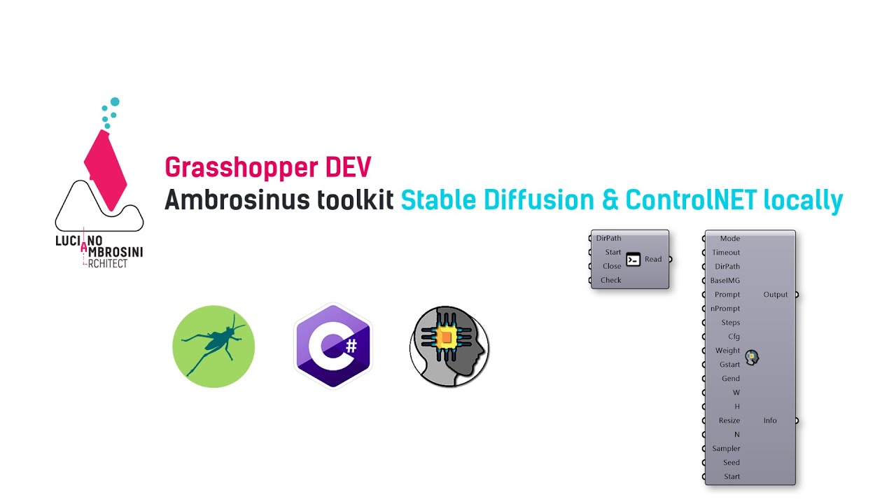 Running Stable Diffusion and ControlNET locally via Grasshopper (thanks ...