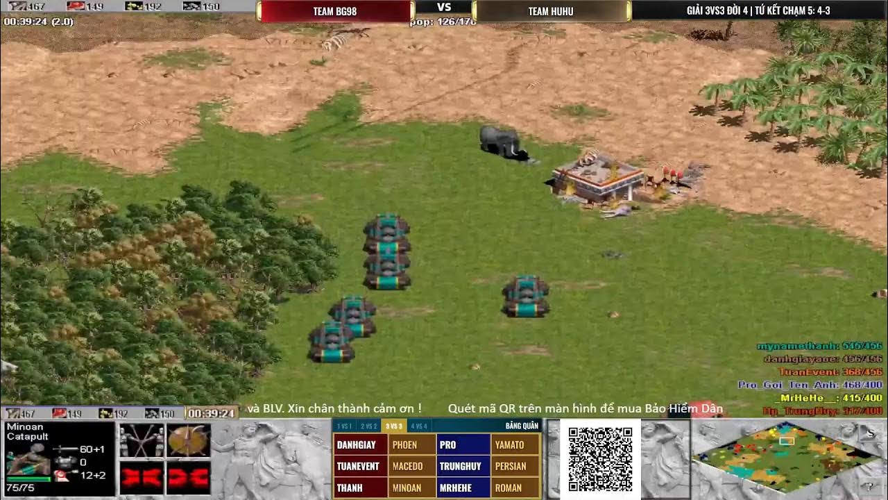 Trực Tiếp Giải AOE 33 Random Ông Vua Đời 4 Trên EgoPlay - YouTube