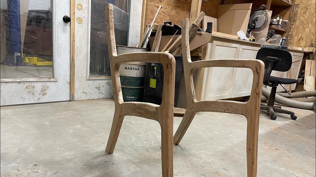 Making my first chair: Part 3 - YouTube