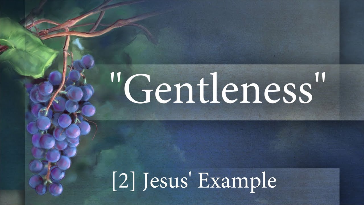 "Gentleness" - [2] Jesus' example - YouTube