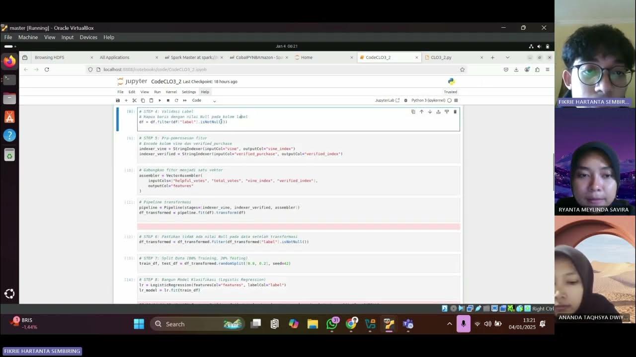 IMPLEMENTASI 2 ALGORITMA DARI MLLIB APACHE SPARK!! - YouTube