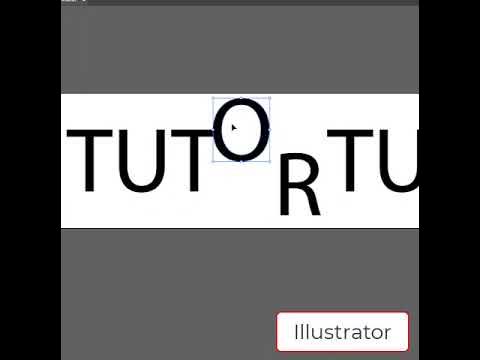 Illustrator Text to Vector - YouTube
