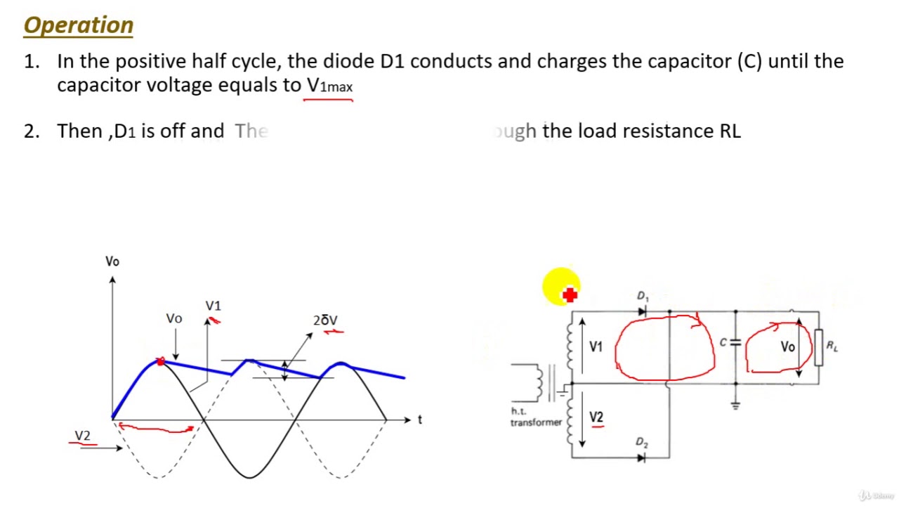 15 Full Wave Rectifier Center tapped HV Transformer - YouTube