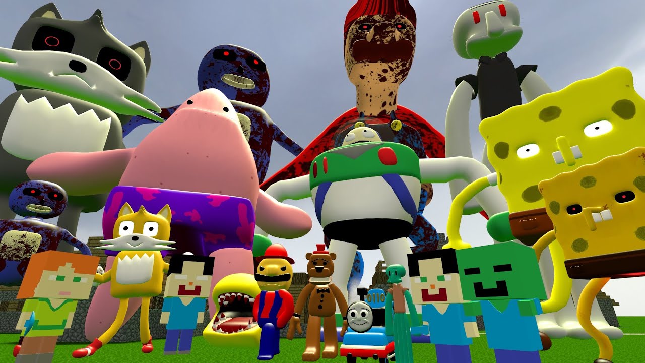 MEMES 3D Nextbots Chase Gmod - YouTube