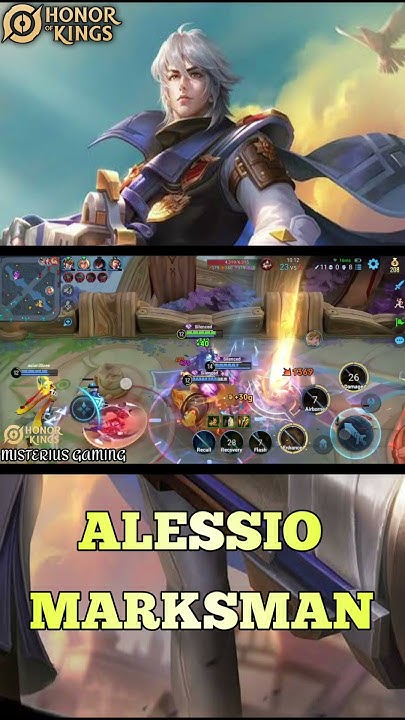 Alessio BEST MARKSMAN Honor of Kings (HOK) INSANE DAMAGE | Pro Player Gameplay - YouTube