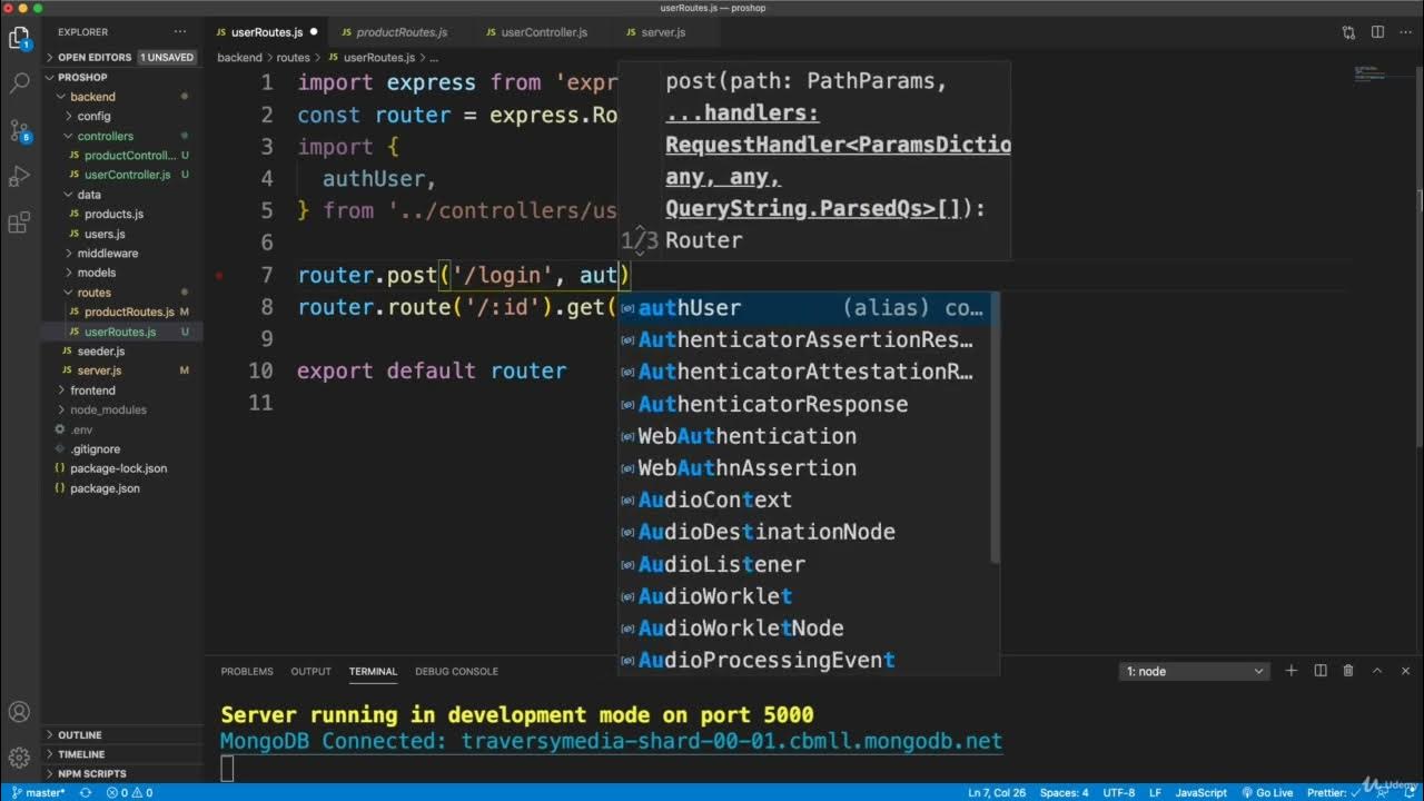 Building a User Authentication Endpoint in Node.js: Complete Guide | ByteTrum Tutorial - YouTube
