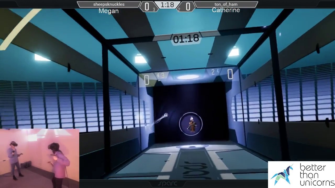 Sparc VR Tournament play at Better Than Unicorns Studio/Arena - YouTube