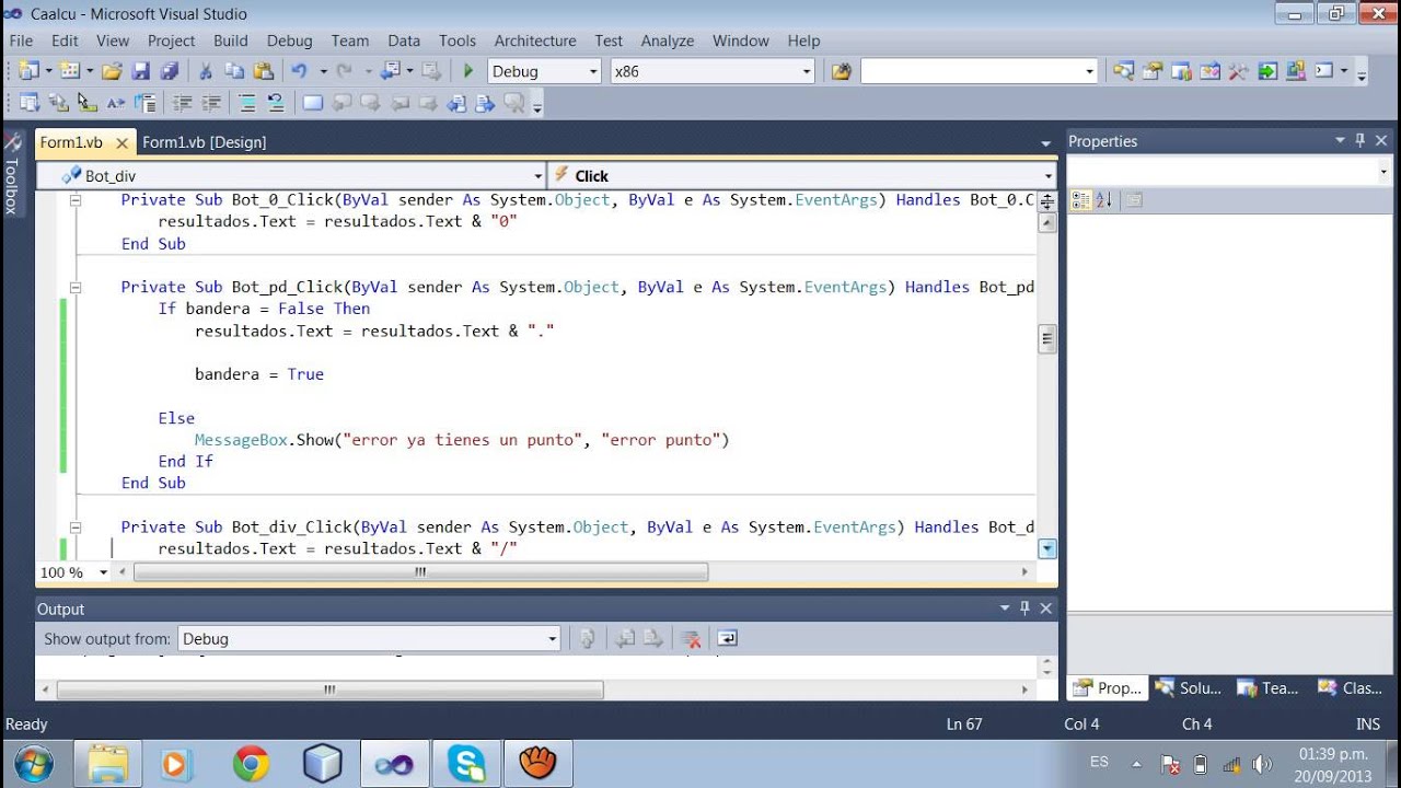 calculadora en visual basic - YouTube