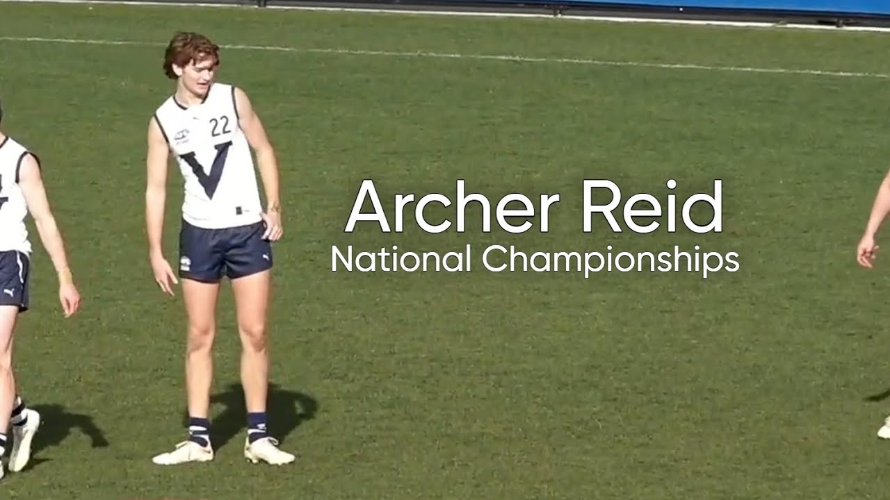 Archer Reid - U18 Champs (VC v Allies) - YouTube