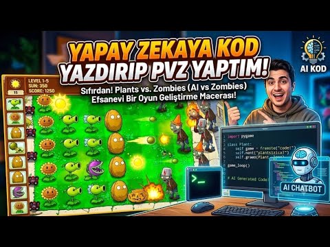 Ai la pvz yaptık (kotu oldu) #pvz #ai #game #etlenceli