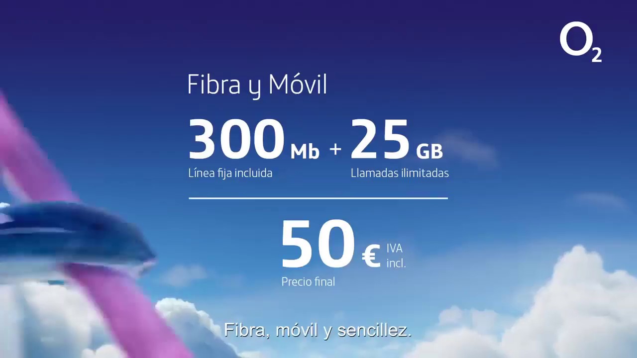 #o2 #Fibra 300mb + Móvil 25GB - YouTube