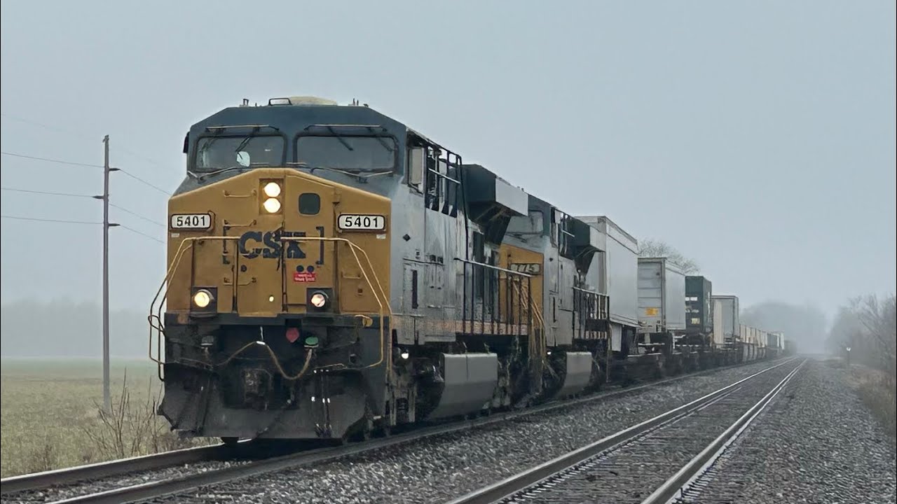 CSX 5401 Leads CSX I018 - YouTube