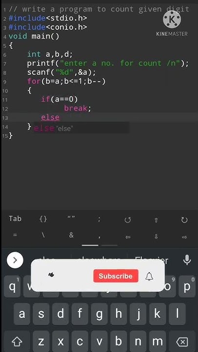write a program to count digit of given number in C language 1th logic #short - YouTube