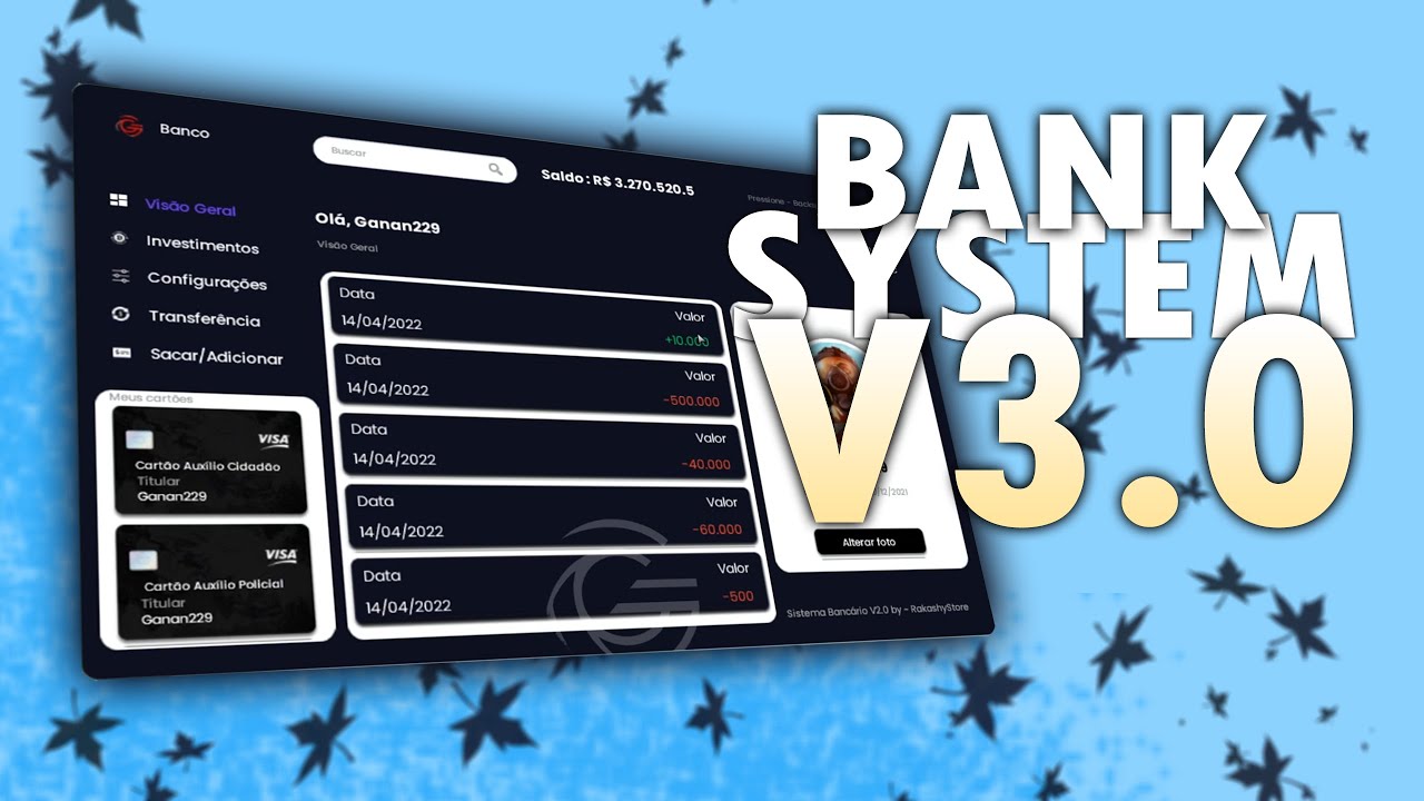 MTA:SAN | Banking System v3.0 (INVESTIMENTOS) *FREE* - YouTube