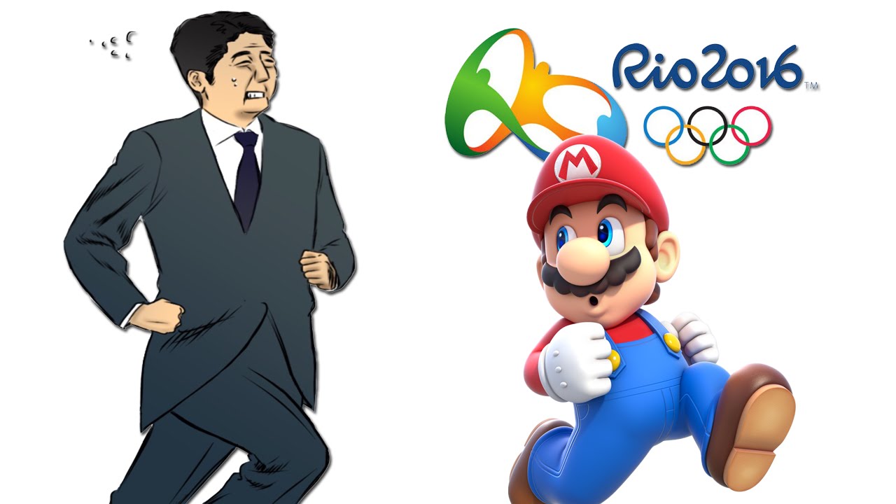 Japanese Prime Minister As Super Mario - Rio 2016 - YouTube