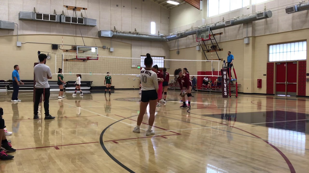 Girls Volleyball: Van Nuys vs Canoga Park Set 1 (2019) - YouTube
