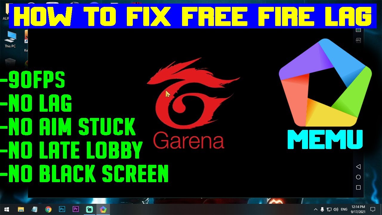 How to fix FREE FIRE Lag In MEmu Player | 90FPS No lag | 4gb Ram - YouTube