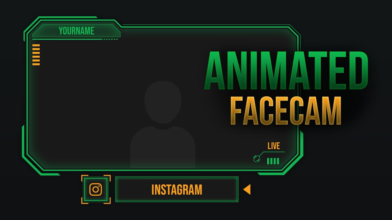 Technology Facecam (Template Animated | Speed Art + Tutorial) | FREE ...