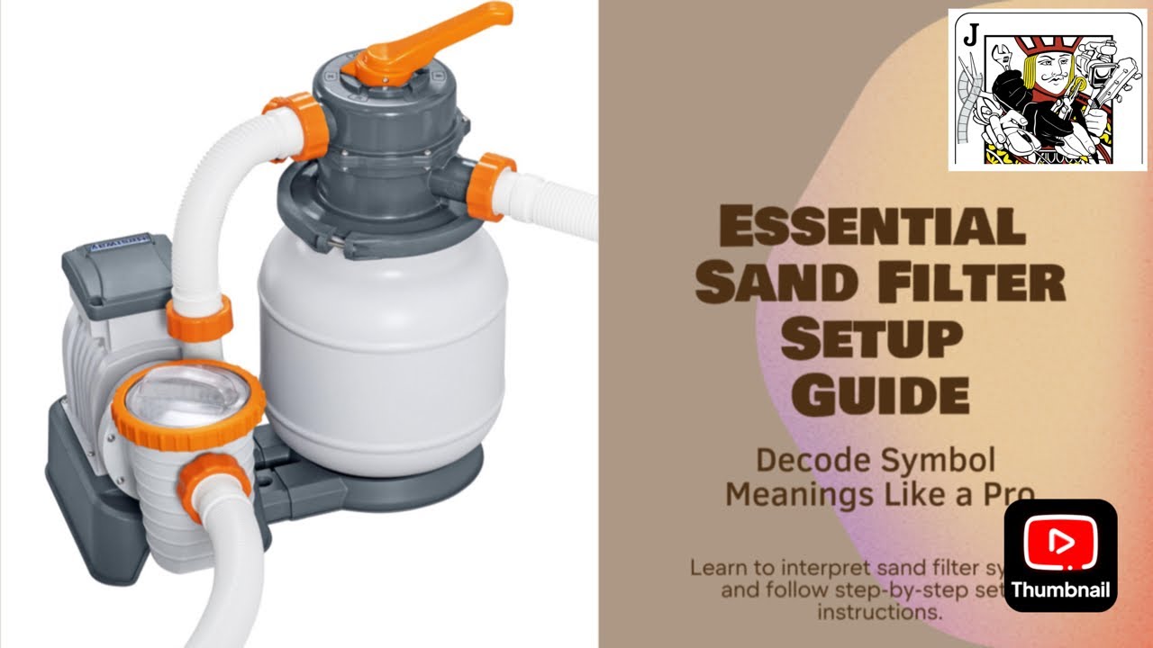 How to properly set up a sand pool filter. Best Buy Costco filter and ...