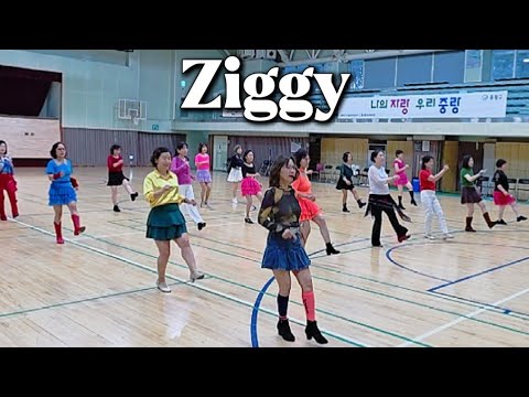 Ziggy Line Dance |쉽고 익숙한 노래 | 수요반 Demo - YouTube