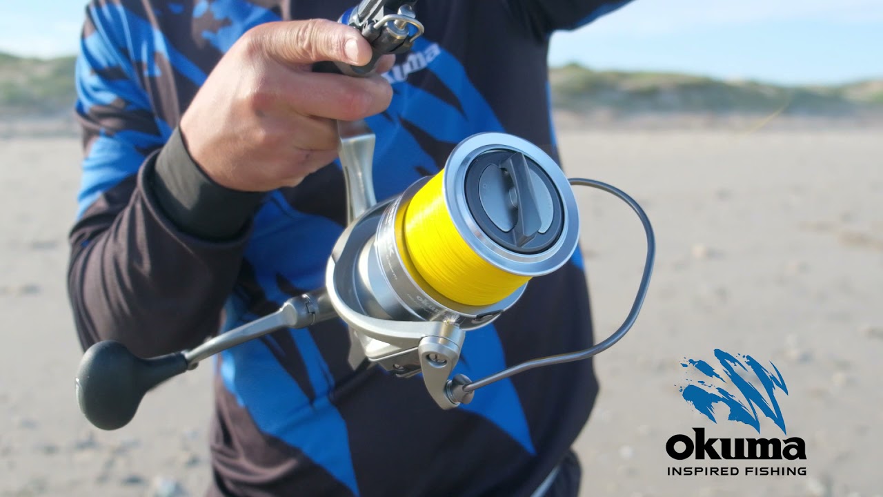 Okuma Long Cast Surf 8k Reel - YouTube