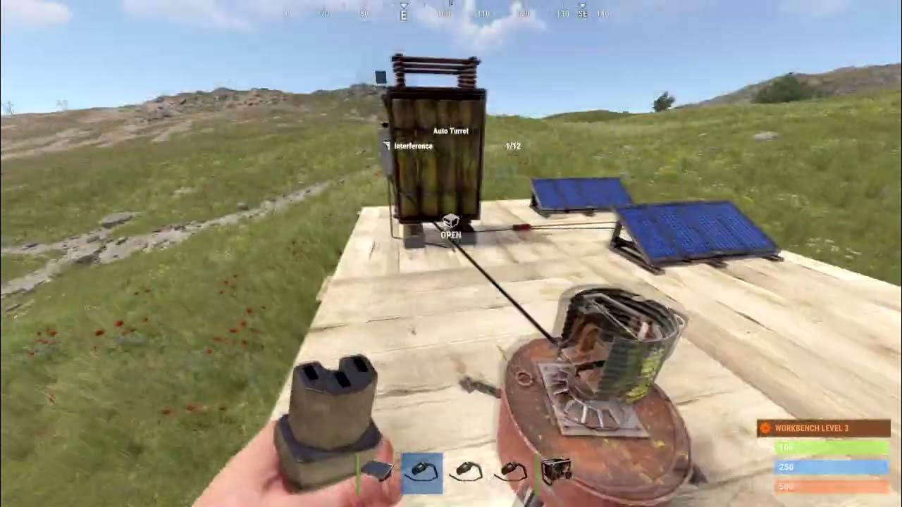 How to Wire Auto-Turrets in Rust - YouTube