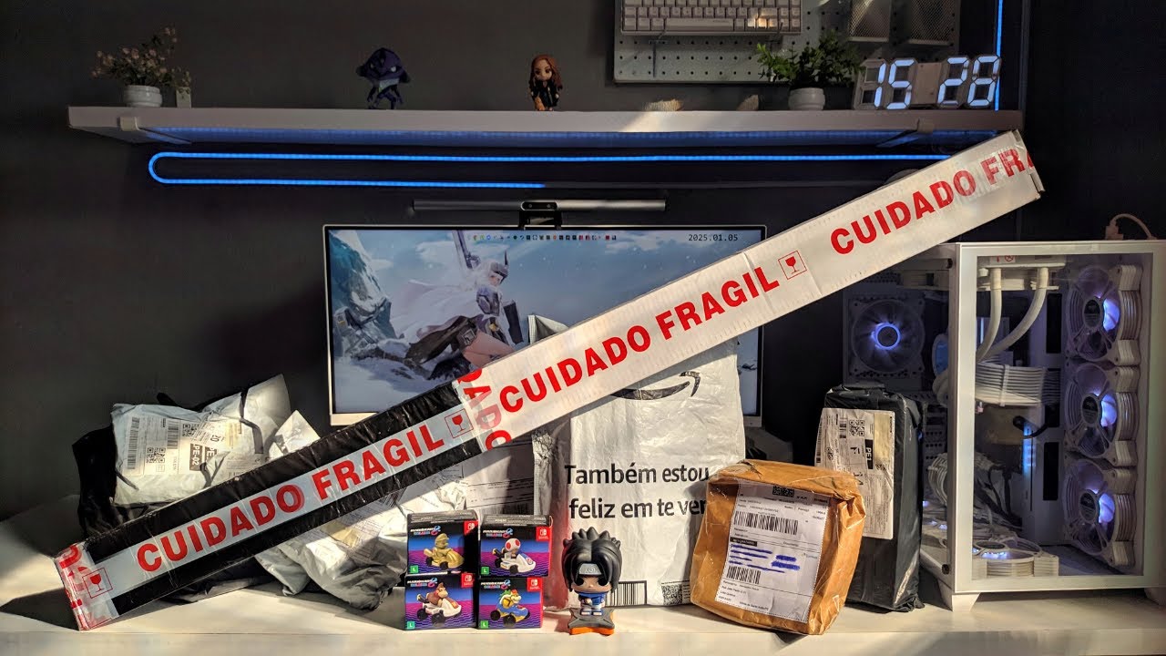 Mega Unboxing - Deixe o seu setup mais Bonito!!! - YouTube