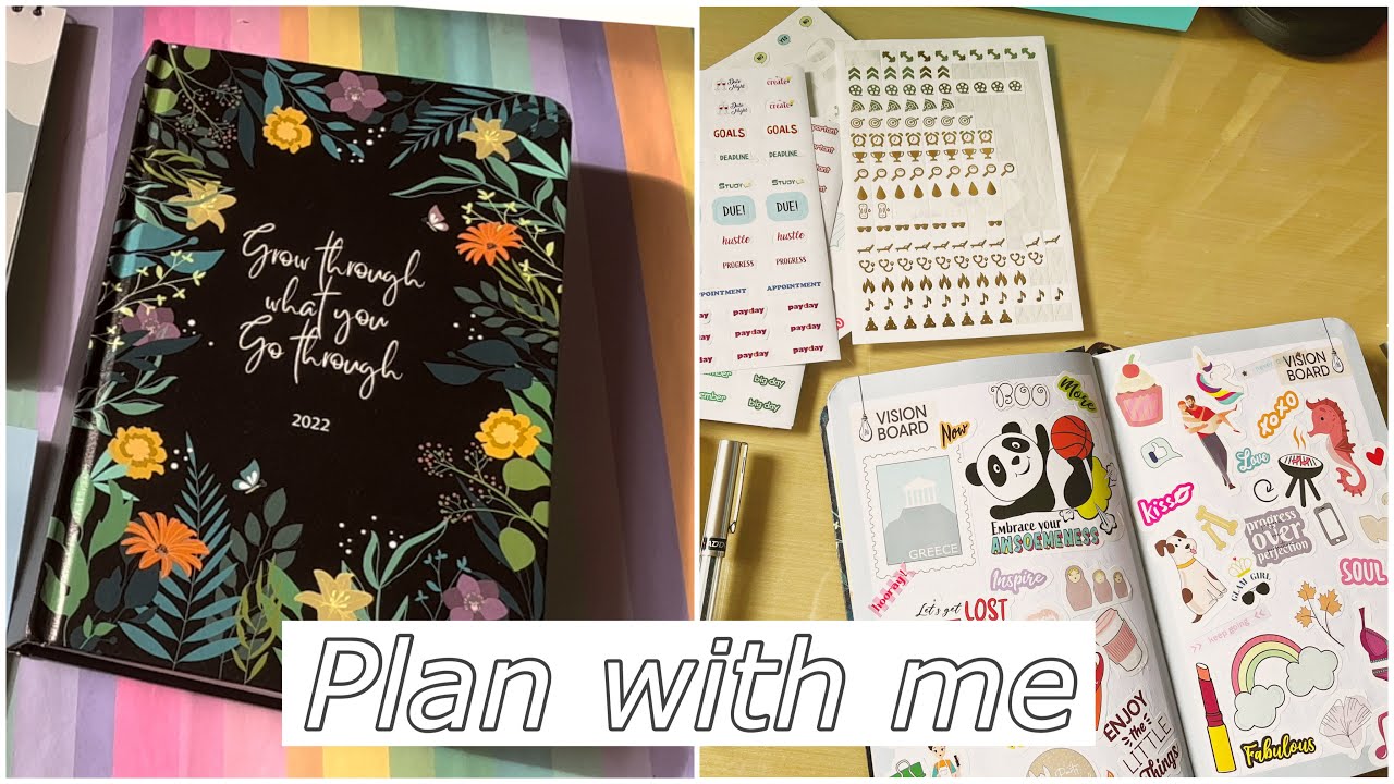 Plan with me for 2022 Factor notes planner // himanishah - YouTube