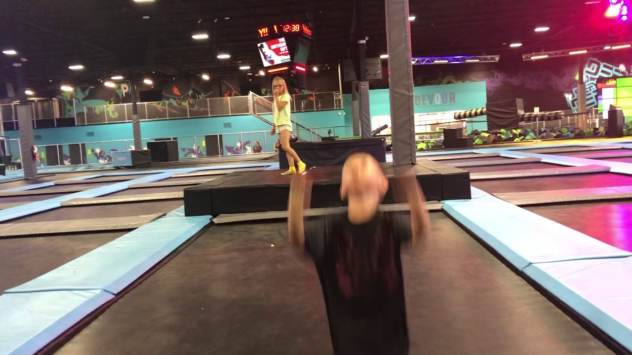 3 year old doing backflips - YouTube